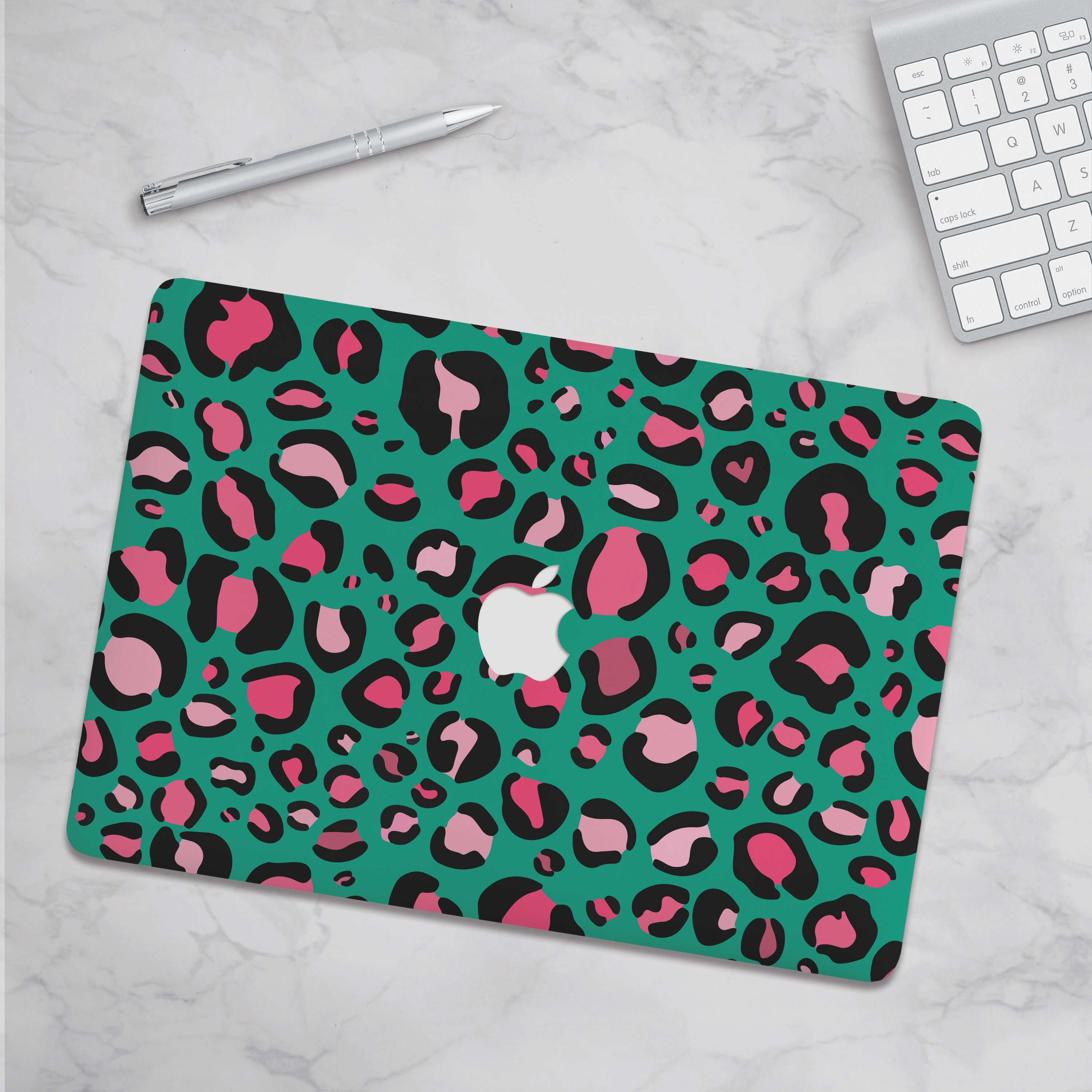 Green Leopard Macbook Vinyl Skin Macbook Decal Laptop Skin - Etsy UK