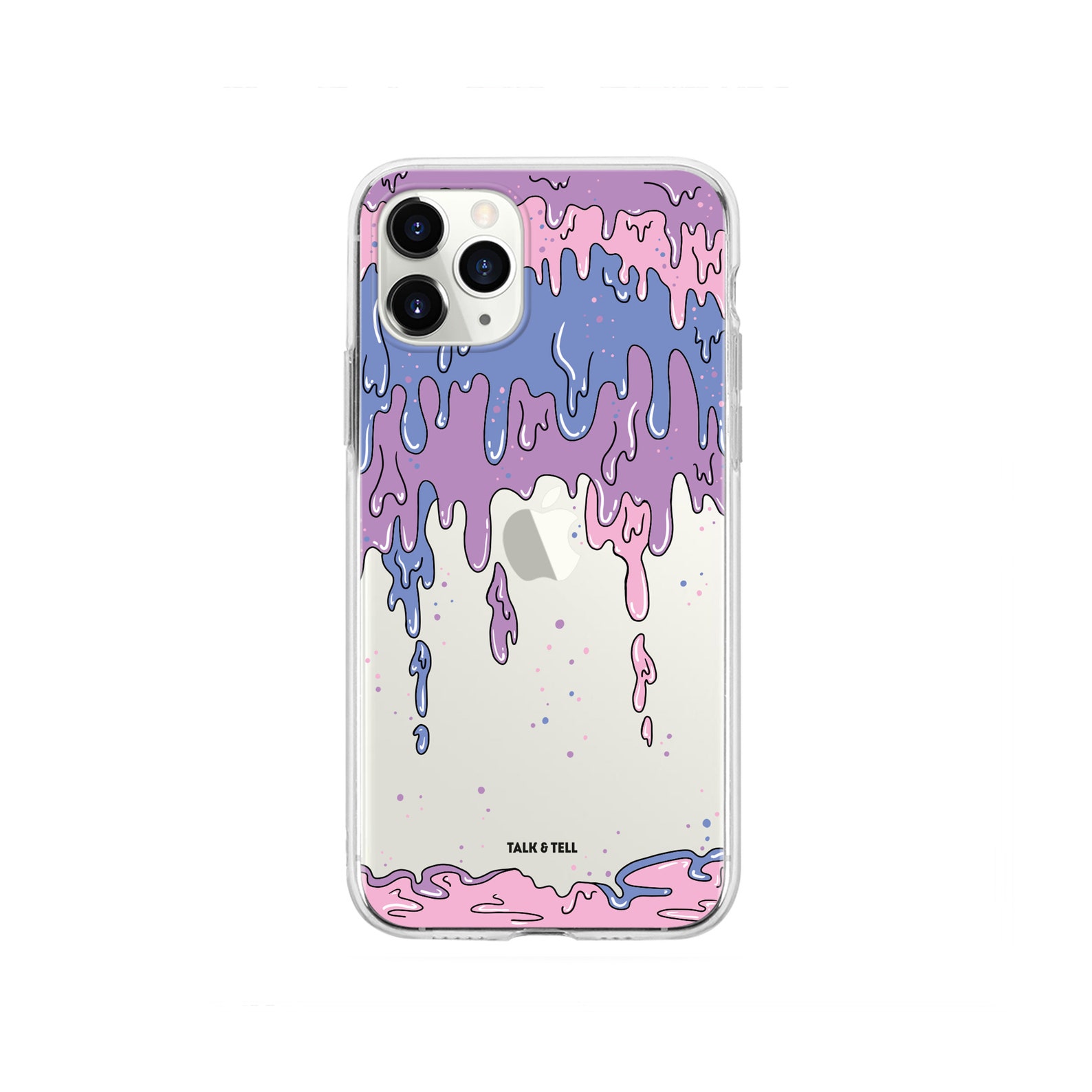 Slime Purple Iphone Case Paint Drip - Etsy UK