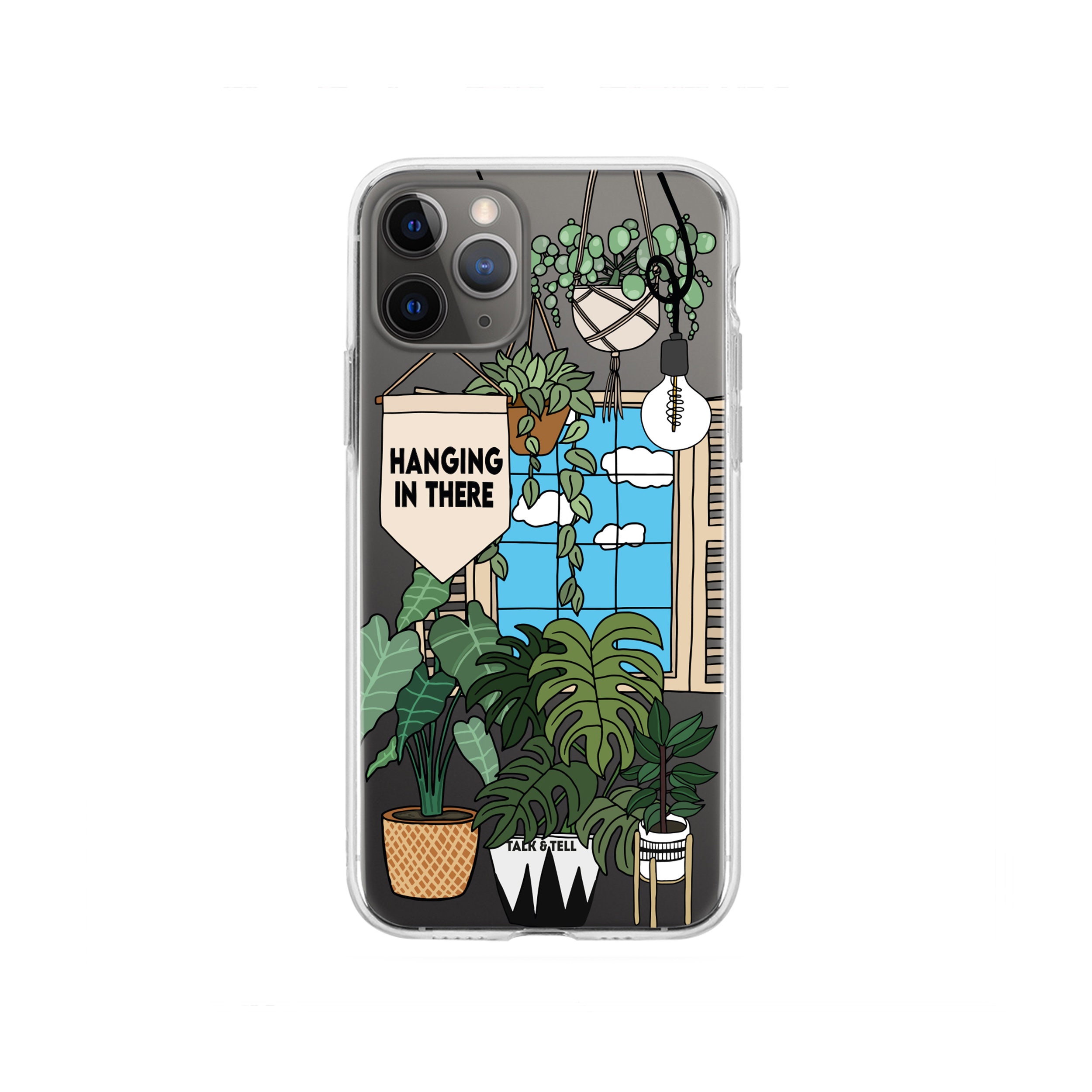 House Plants iPhone Case Window Interior Design Fig Tree | Etsy