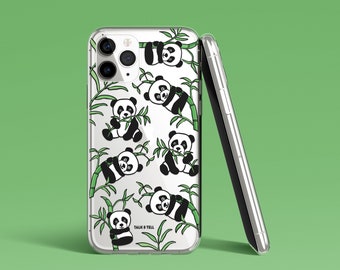 Cute Panda With Sunglasses iPhone Case. Panda Bear Lovers, Animal Print ...