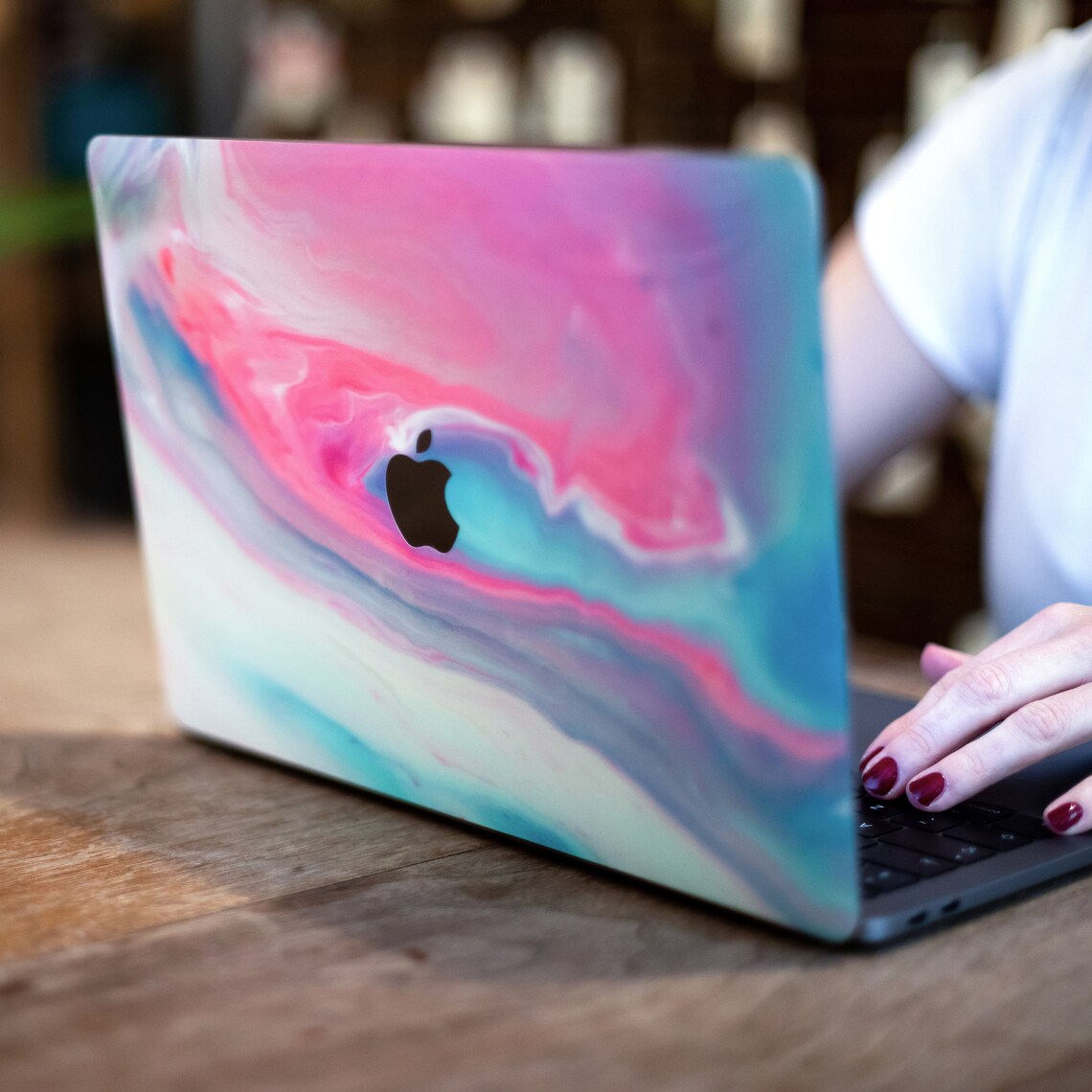 Mermaid Marble MacBook Vinyl Skin | Etsy