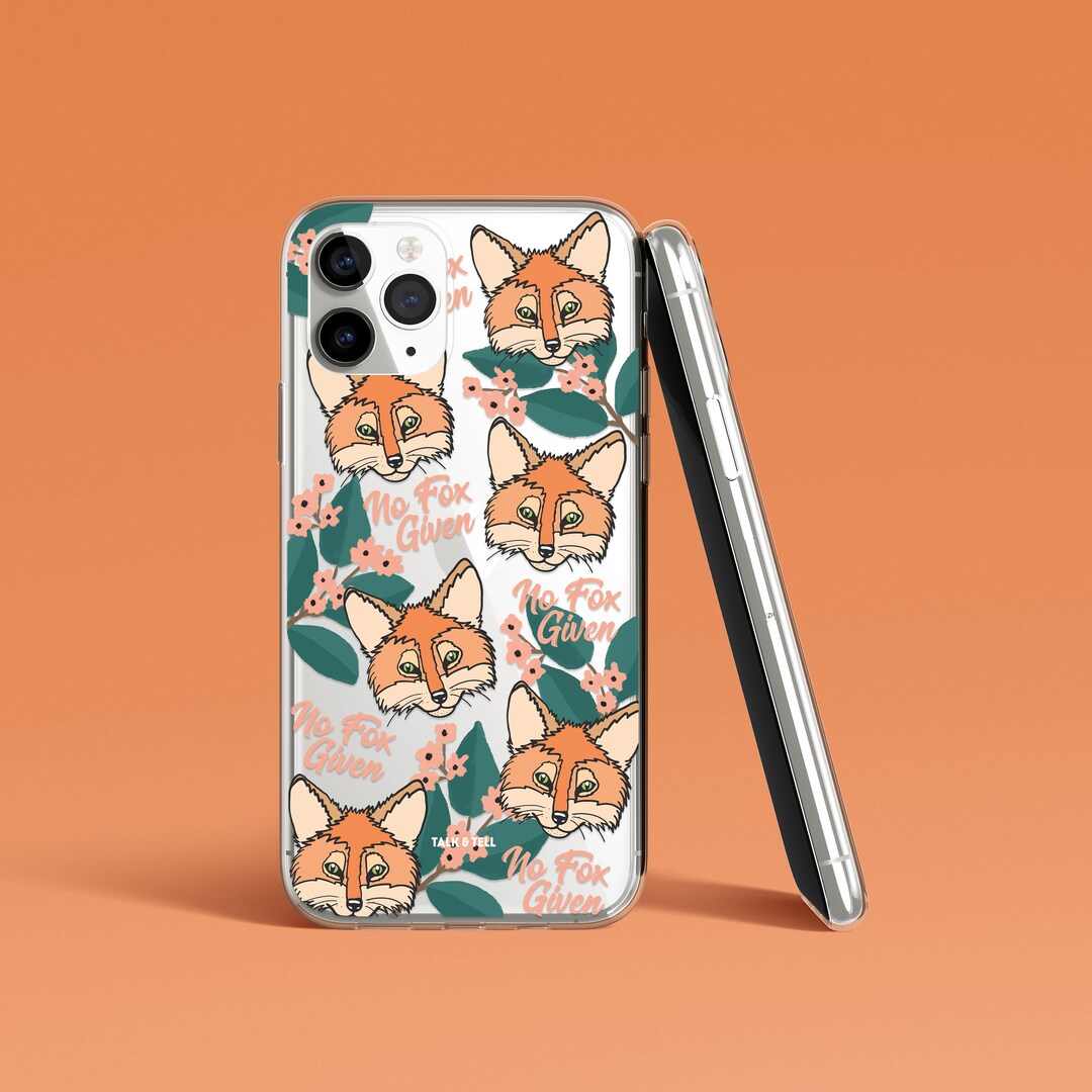 Funda Foxy iPhone / Fox Animal / Floral / Cotizar - Etsy España