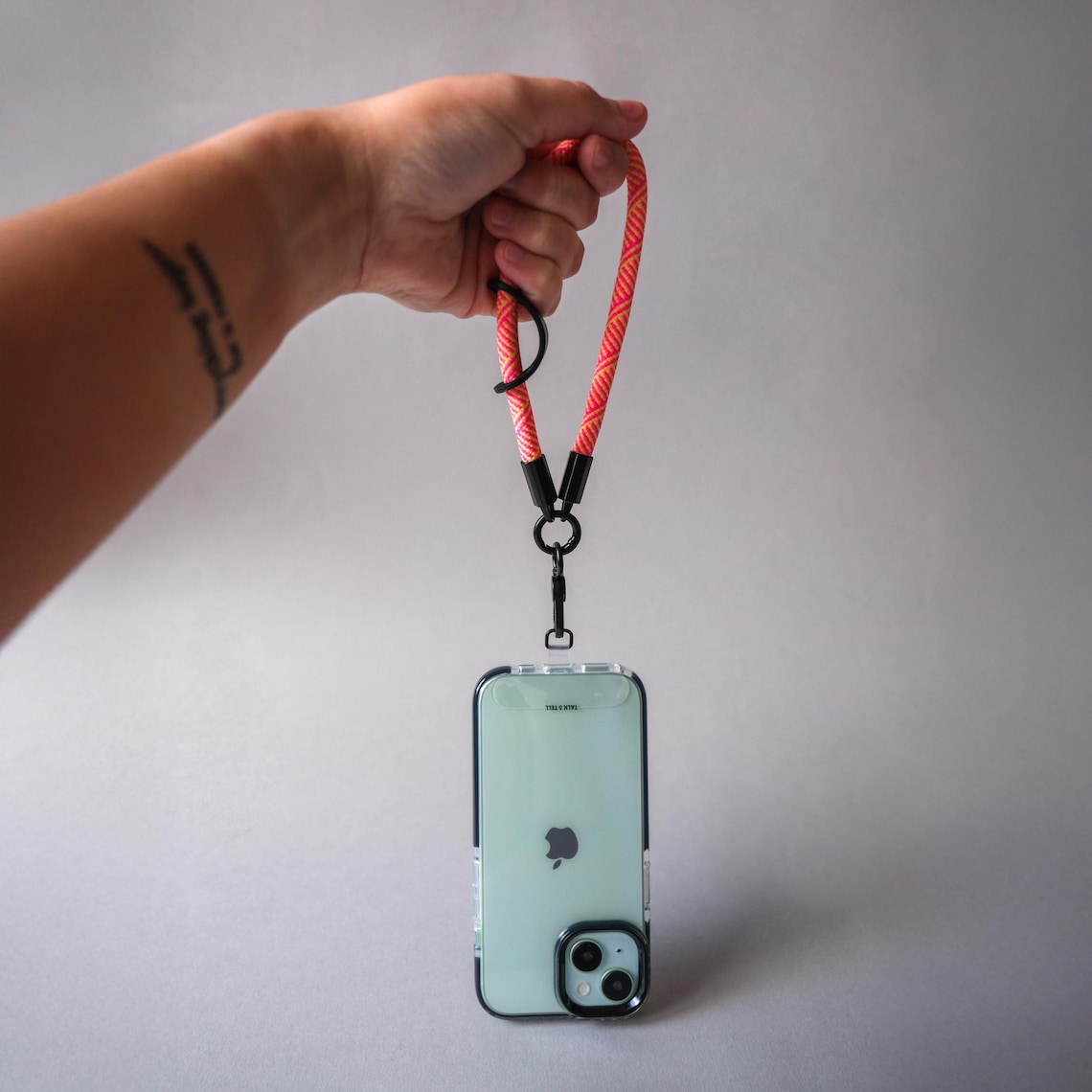 Olive Green Phone Wrist Strap | Universal | Rope Cord Strap | Hands ...