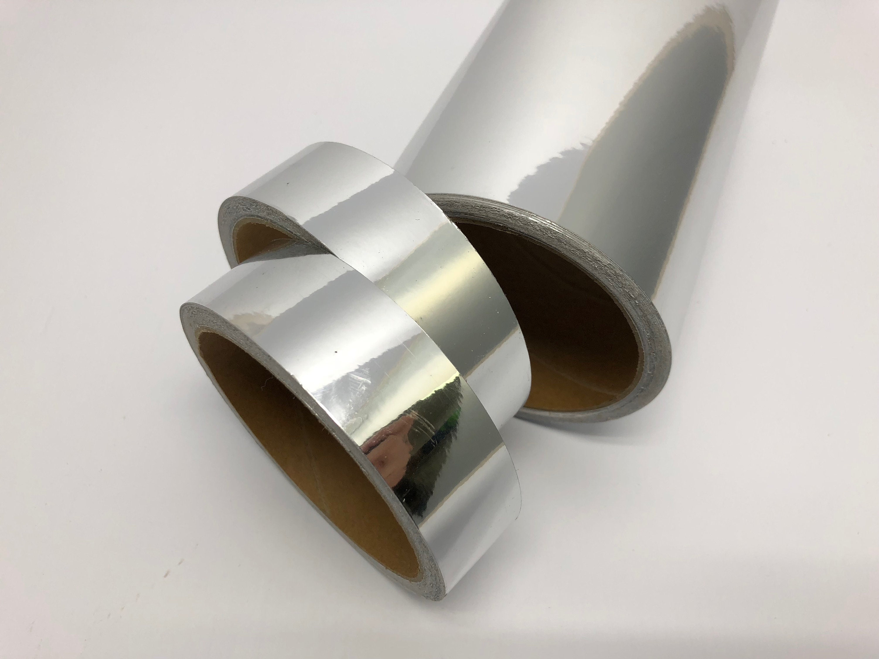 Silver Chrome Tape, Self Adhesives, Choose Your Size - Etsy