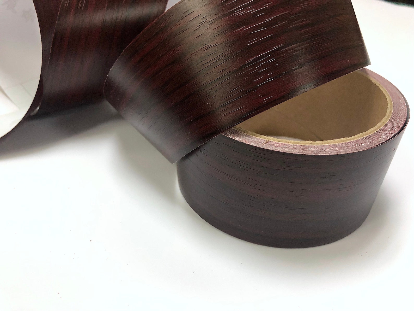 Wood Grain Adhesives Vinyl Tape Dark Red Wood MW4112 - Etsy