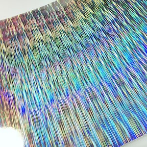 Silver Holographic Film Sample Set, 15 Sheet ( 15 Difference Pattern ...
