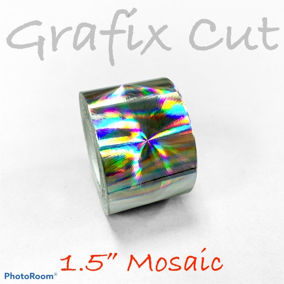 1.5 Mosaic Holographic Sign Vinyl Tape Choose Your | Etsy