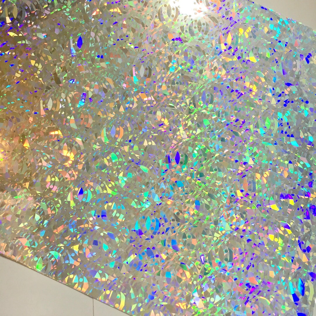 Silver Crystal Holographic 12 Inch X 4 Feet, Craft & Hobby Cutting ...