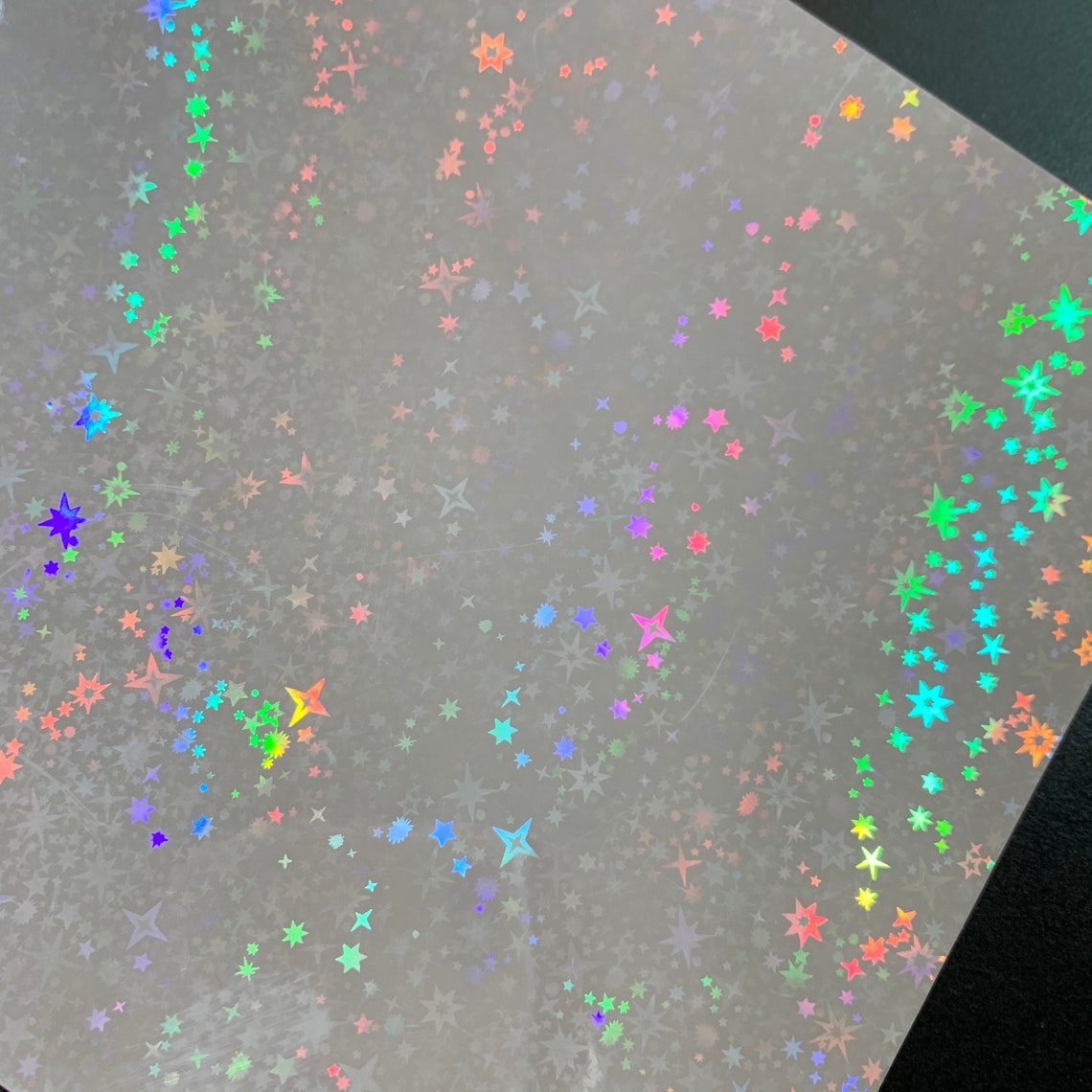 23 Pattern Transparent Holographic Sticker Sheet Set Clear - Etsy