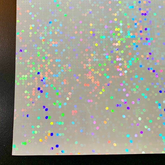 Dots Transparent Self Adhesive Holographic Film Choose Your | Etsy