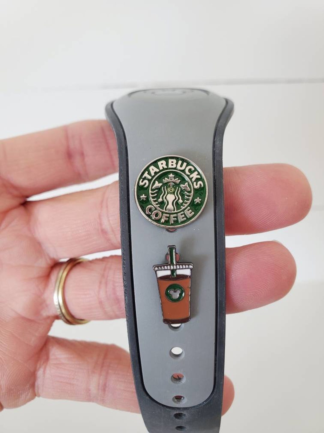 2 Coffee Logo Charms Smartwatch Charm Coffee Band Charm - Etsy