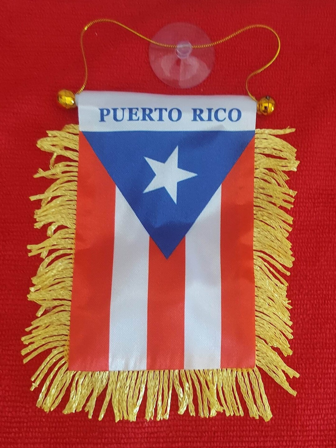 Puerto Rico Mini Banner Flag Great for Car the Color is Sharp - Etsy