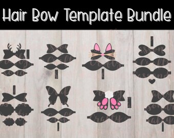 Bow template | Etsy