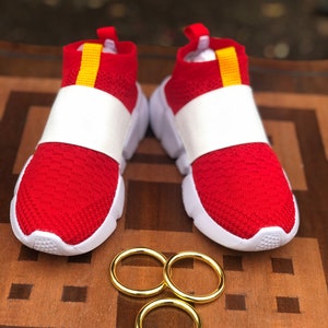 Men Unisex Adult Sonic Speed Shoes Custom Cosplay Shoes Sneakers With ...