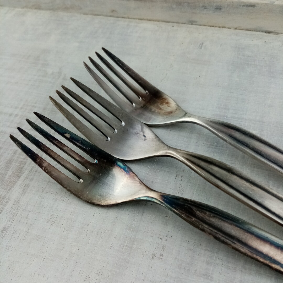 WMF Silver Plate 90 Cutlery Set of 3 ZURICH Pattern Dinner Fork / Forks ...