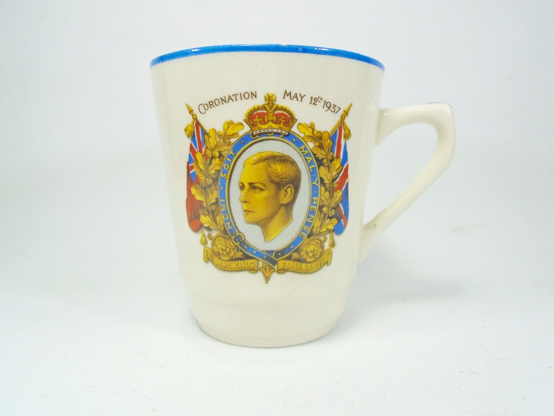 Vintage H.m.king Edward VIII Coronation Cup 1937, British Decorative ...