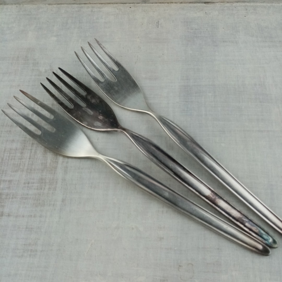WMF Silver Plate (90) Cutlery Set of 3, ZURICH Pattern, Fish Fork ...