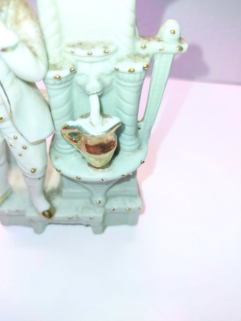 German Porcelain Fountain Pen Holder, Hertwig, 1910 - 1920, Porcelain ...