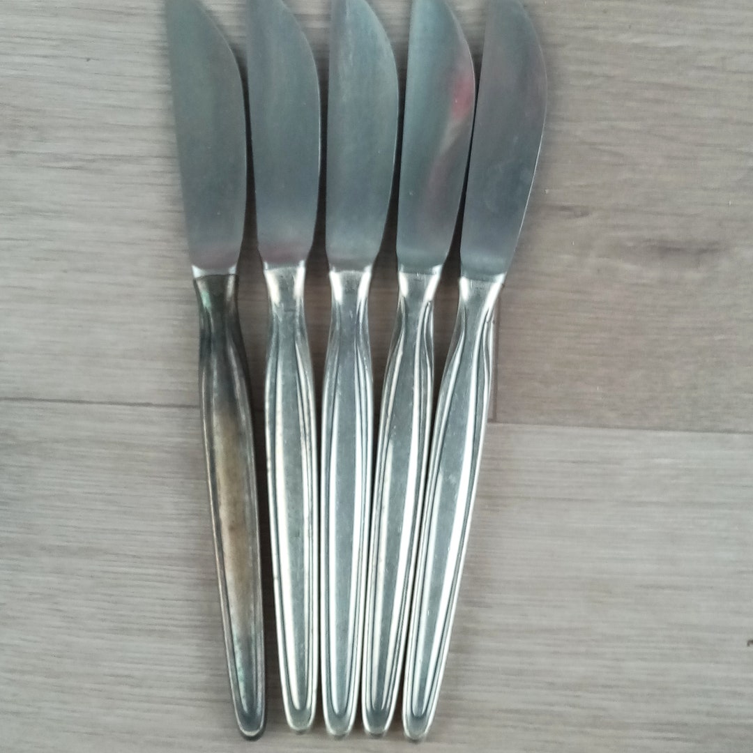 WMF Silver Plate (90) Cutlery Set of 5, Firodur Pattern, Dinner Knife ...