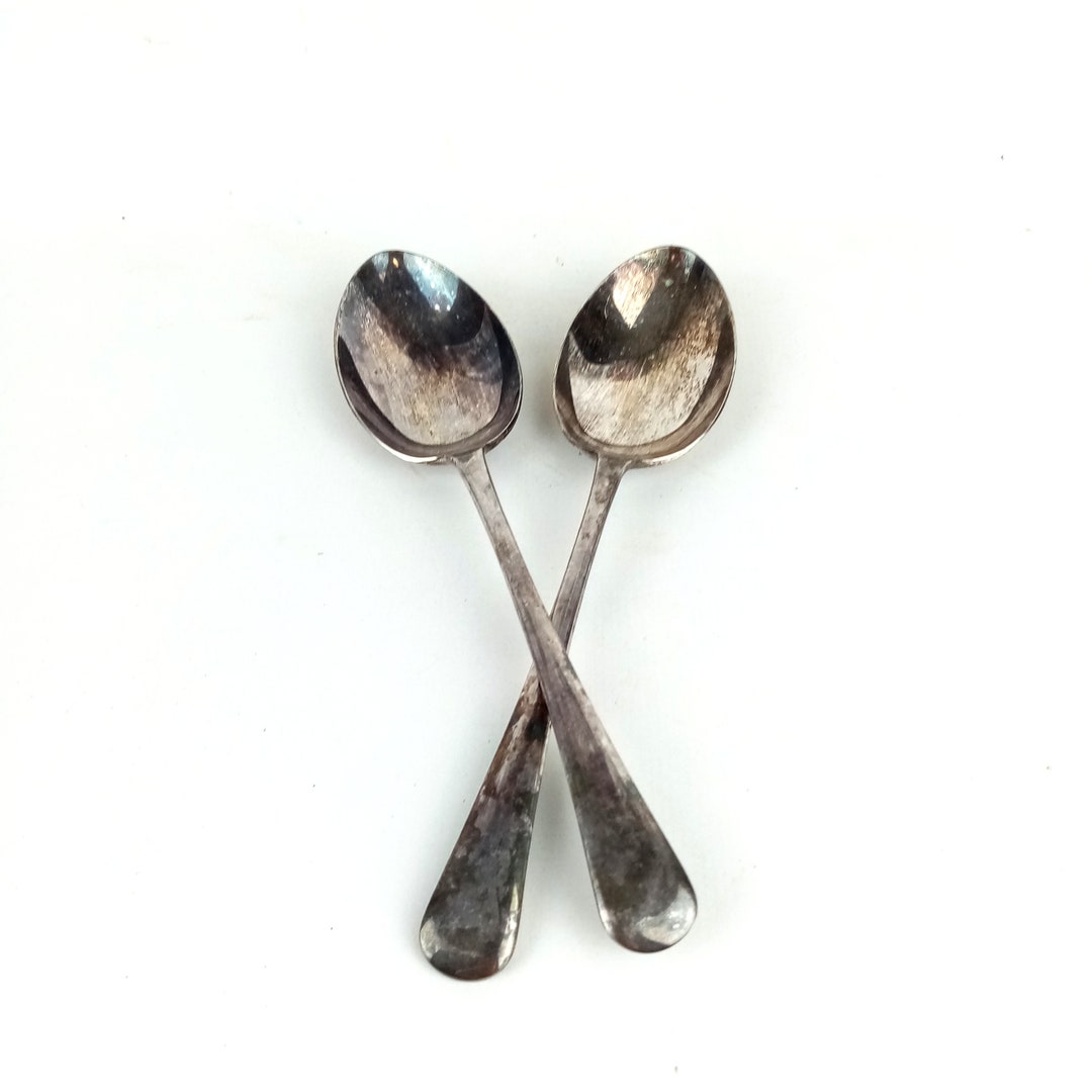 Large Vintage Spoons,f & W Ltd., E.P.N.S., Sheffield, Cutlery, British ...