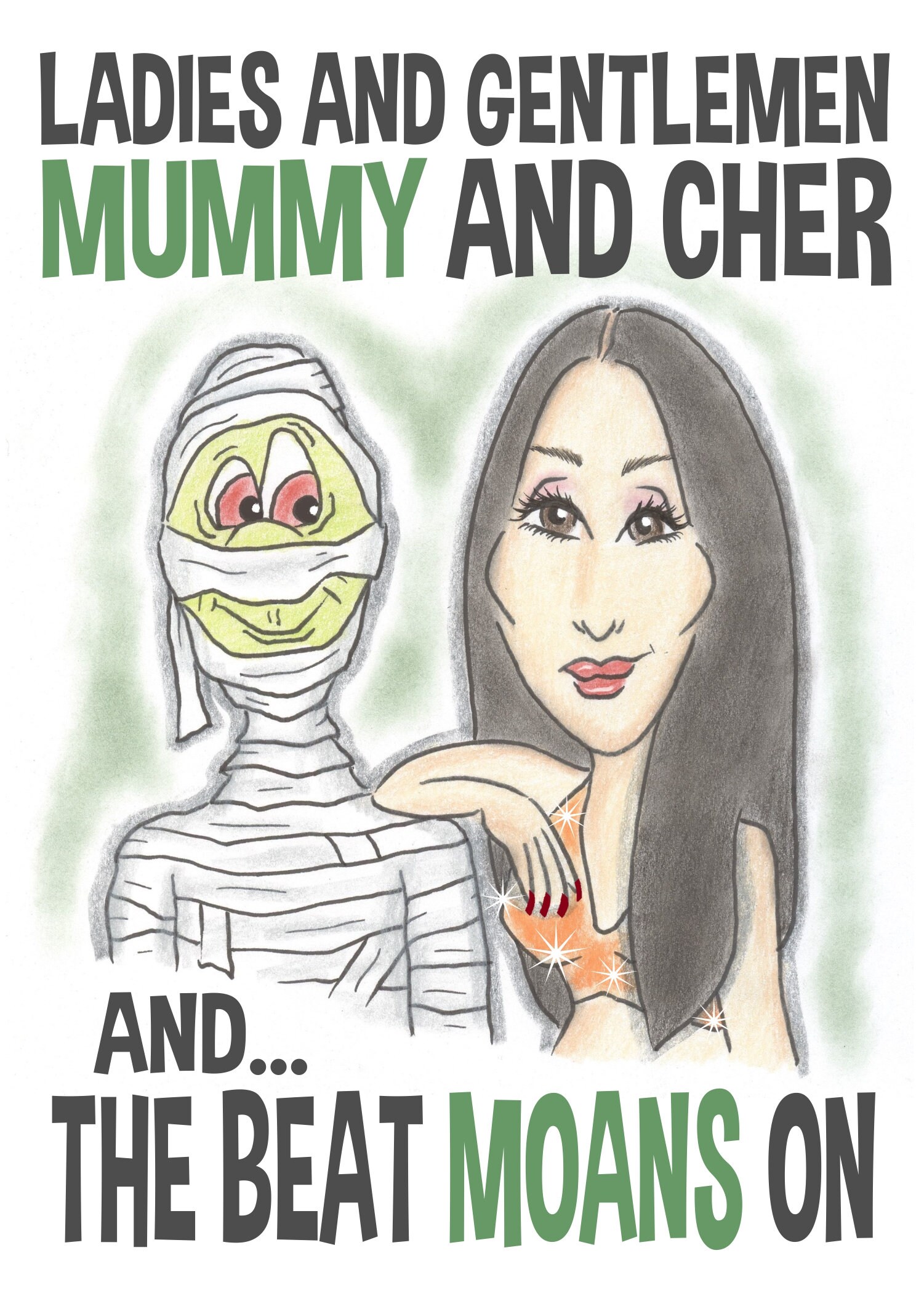 The Cher-toon MIXED Greeting Card Collection 10 Greeting - Etsy
