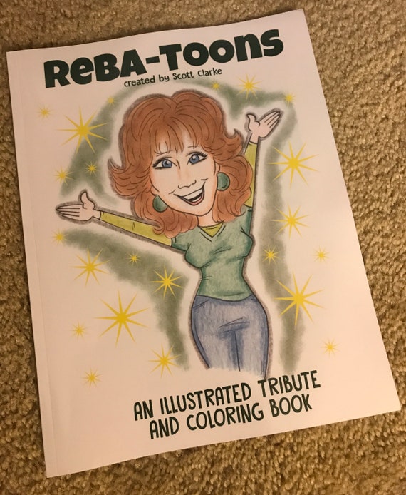 Reba-toons Illustrated tribute collection and coloring book | Etsy