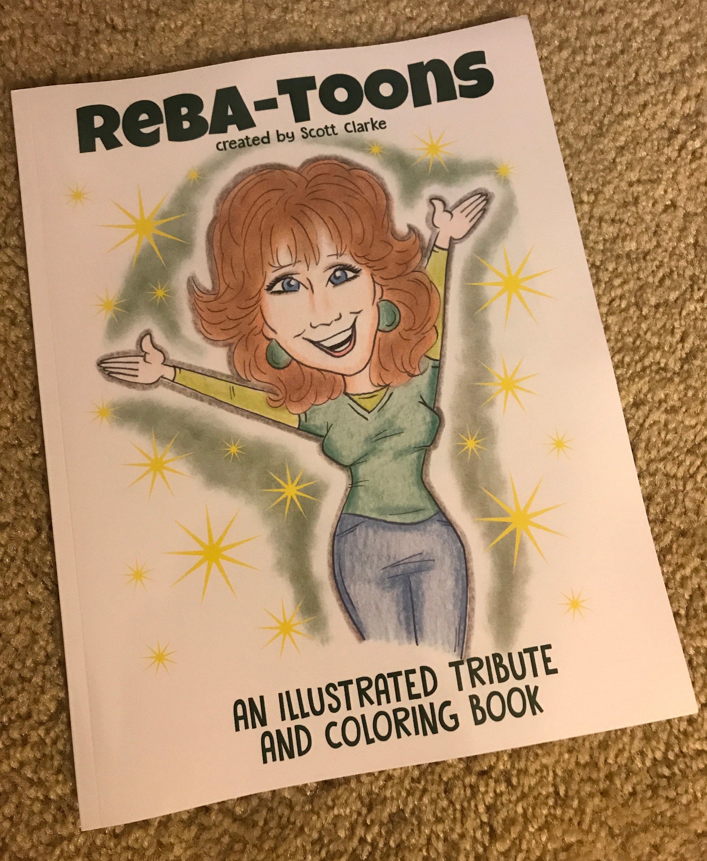 Reba-toons Illustrated Tribute Collection and Coloring Book, Signed by ...