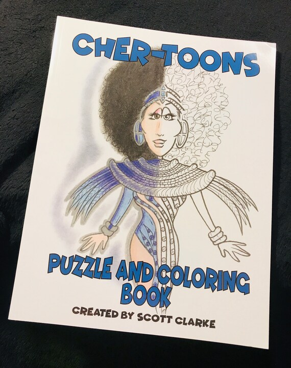 Cher-toon Coloring and Activity Book...signed by Author/artist - Etsy