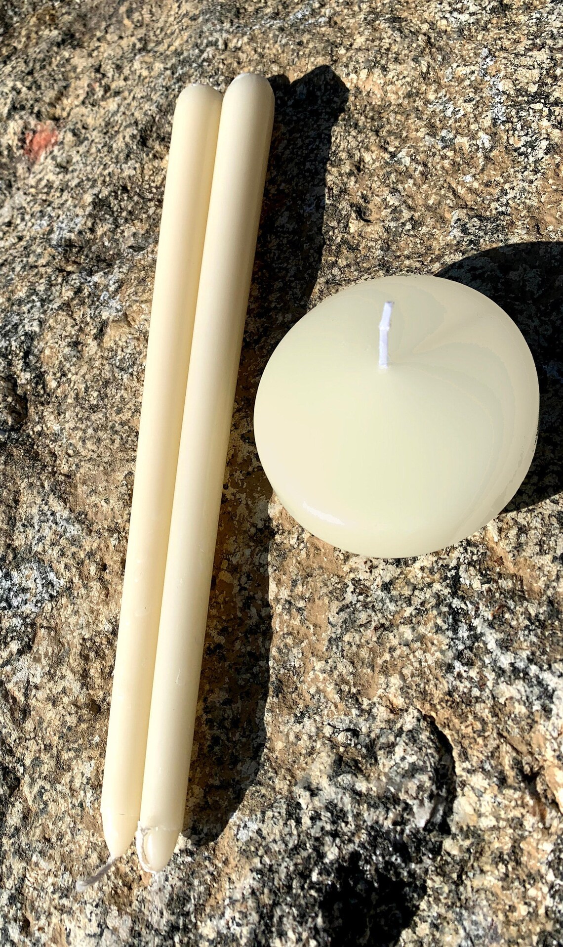 Personalized Ivory Floating Candle Set Wedding Unity Candle | Etsy