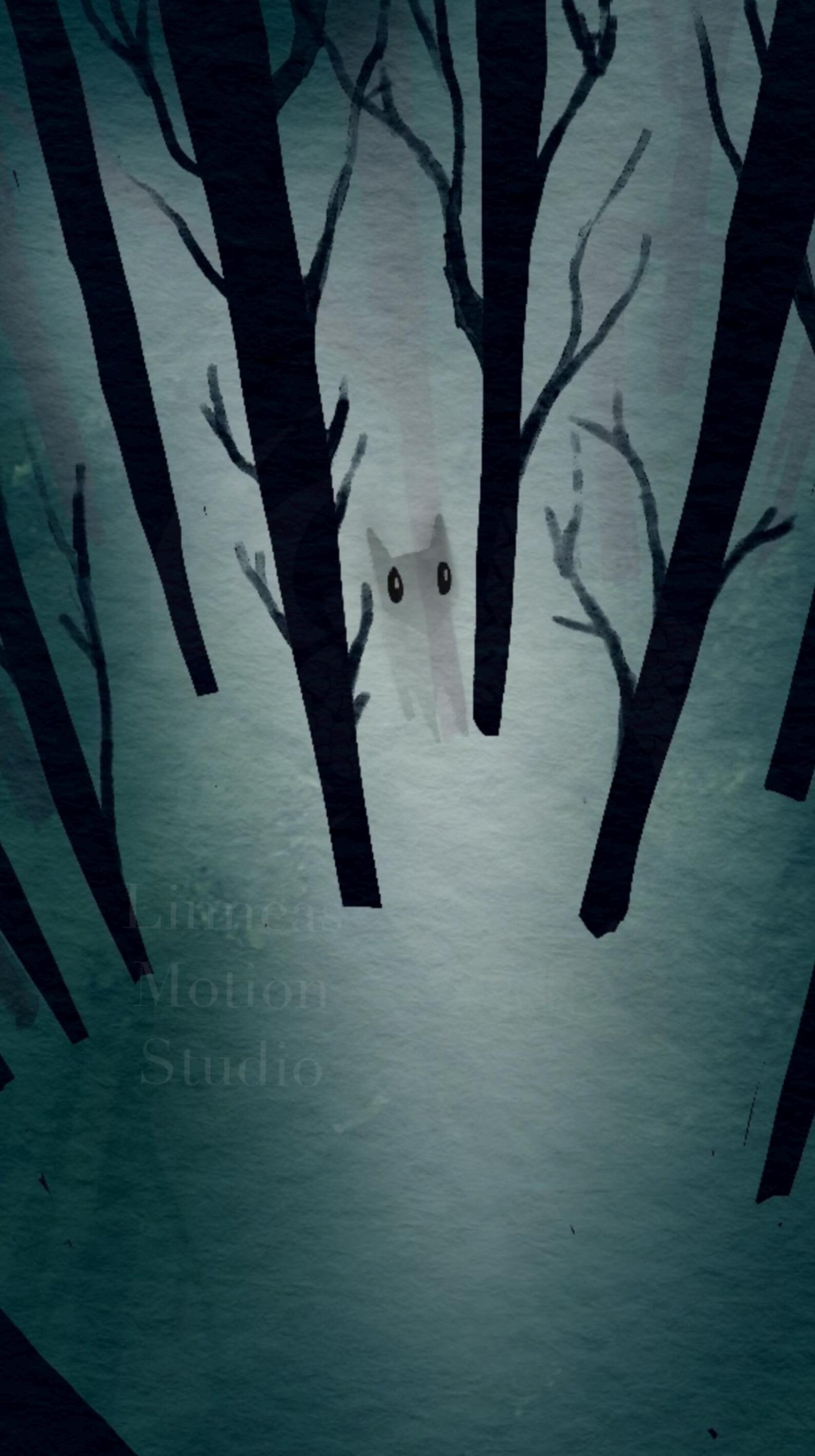Hand Painted Forest Animation Loops | Seamless Vertical MP4 (digital ...