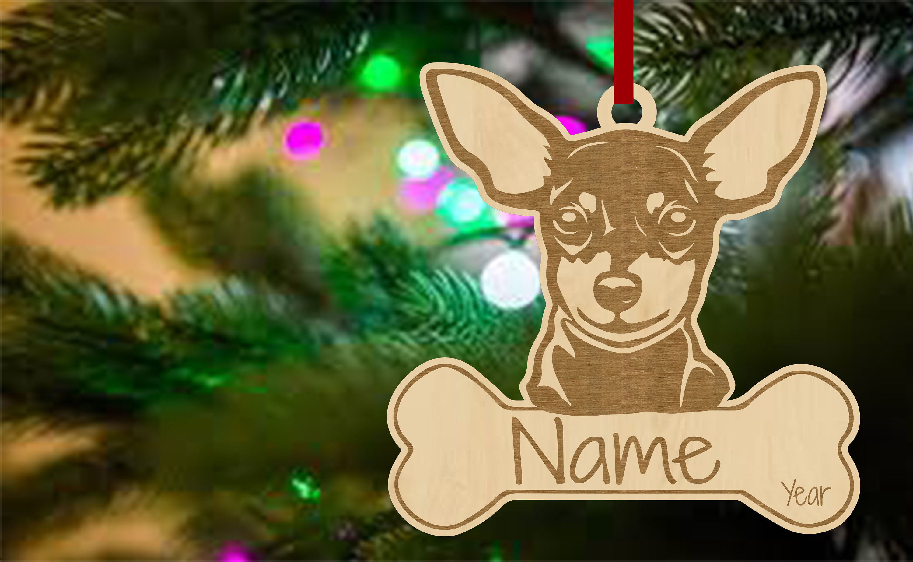Min Pin Personalized Ornament Miniature Pinscher Gifts for - Etsy.de