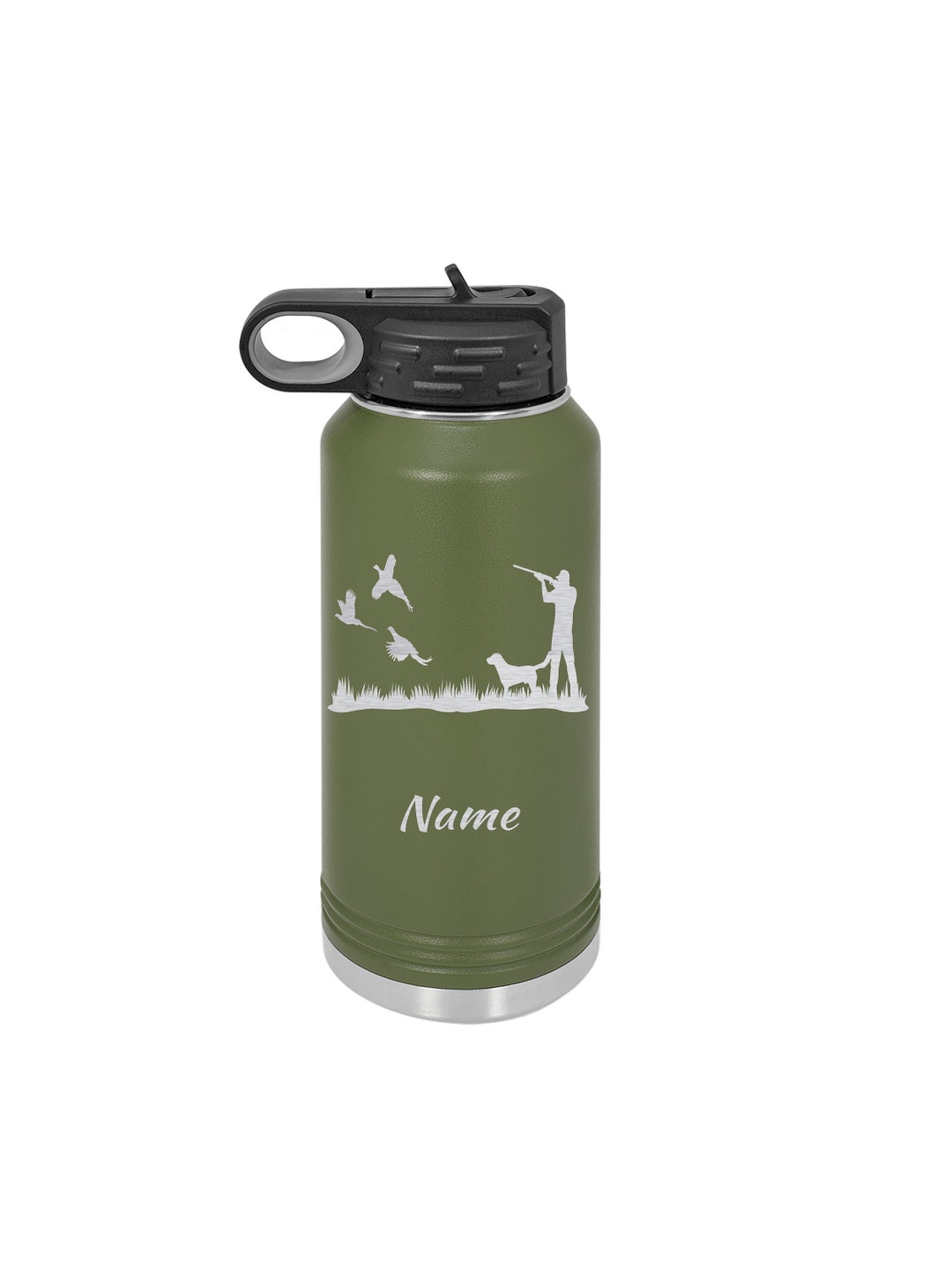 Pheasant Hunter, 20oz or 32oz Double Walled Insulated Water Bottle ...