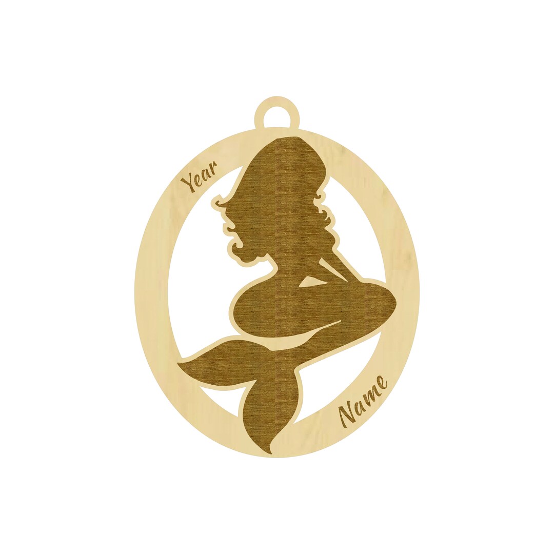 Mermaid Personalized Ornament Mermaid Gift Custom, Mermaid Gift for Her ...