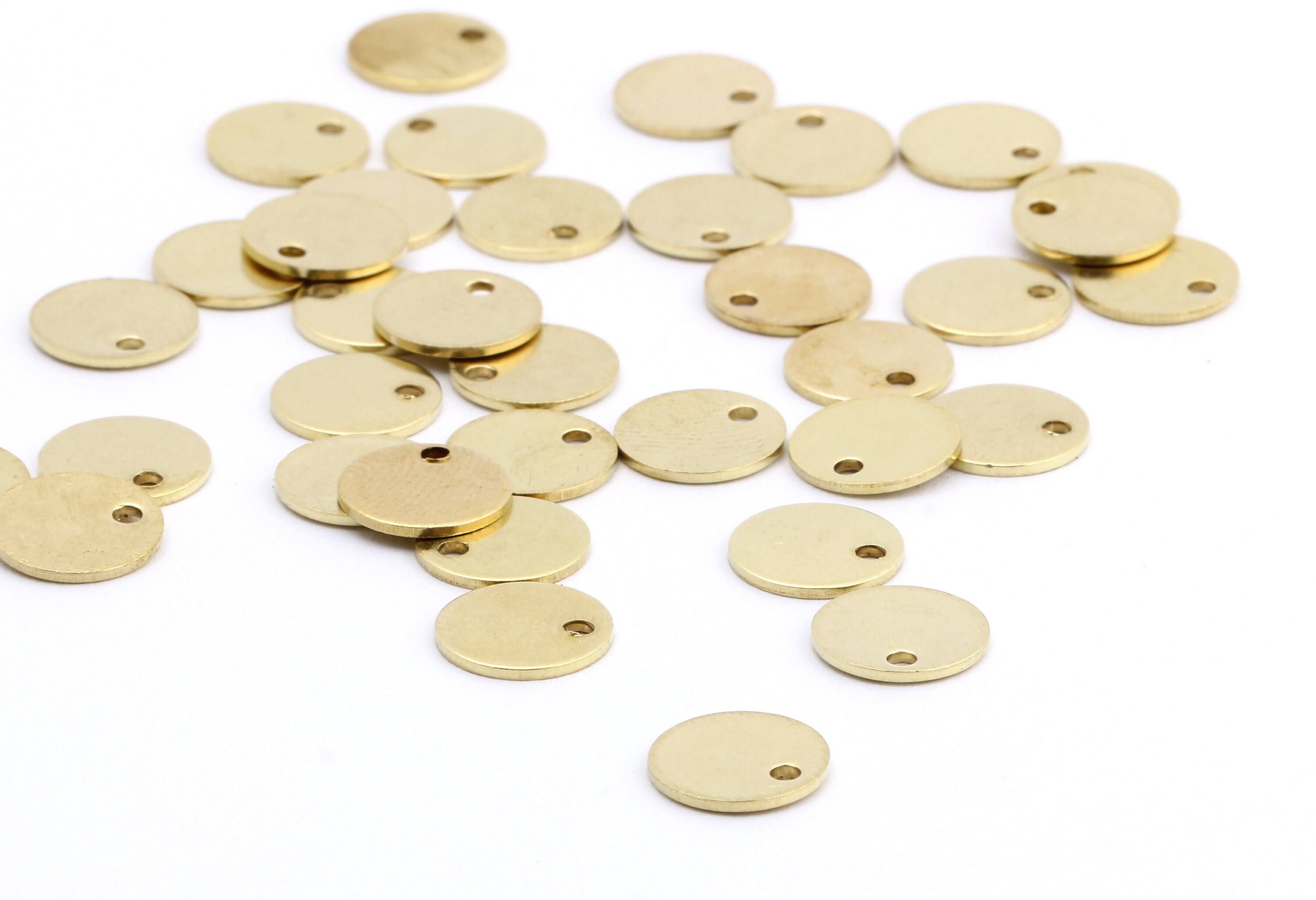 10 Mm Raw Brass Disc ,stamping Tag, Round Disc, Personalized Disc,ds-rw ...