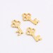 Gold Tiny Key , 10 Pcs 24k Shiny Gold Plated Key Charms , Key Pendant ...
