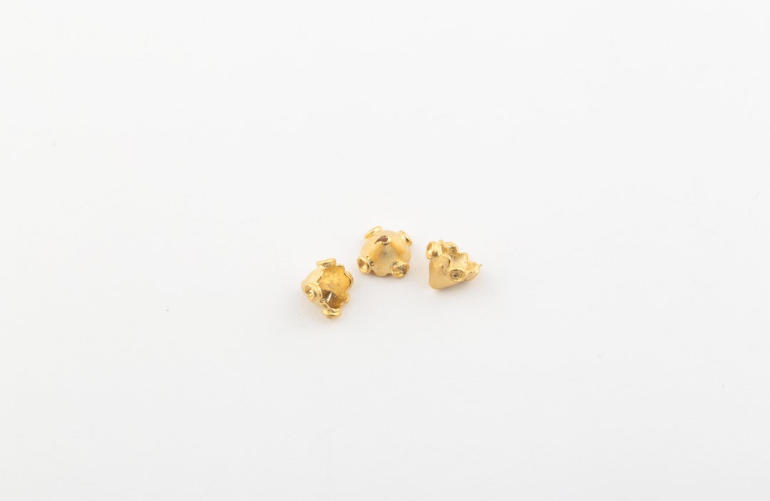 8x10mm Matt Gold Plated Tube Beads ,straight Tube, Matt Gold Plated ...