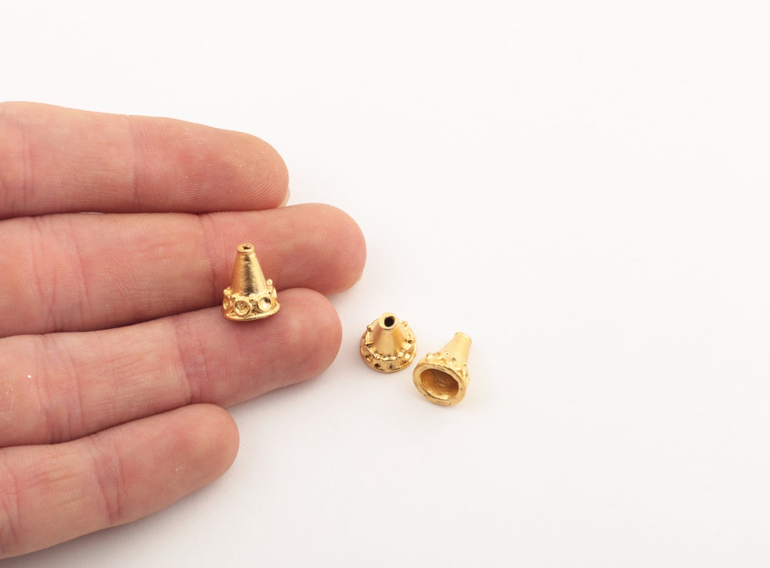 10x12mm Matt Gold Plated Tube Beads ,straight Tube, Matt Gold Plated ...