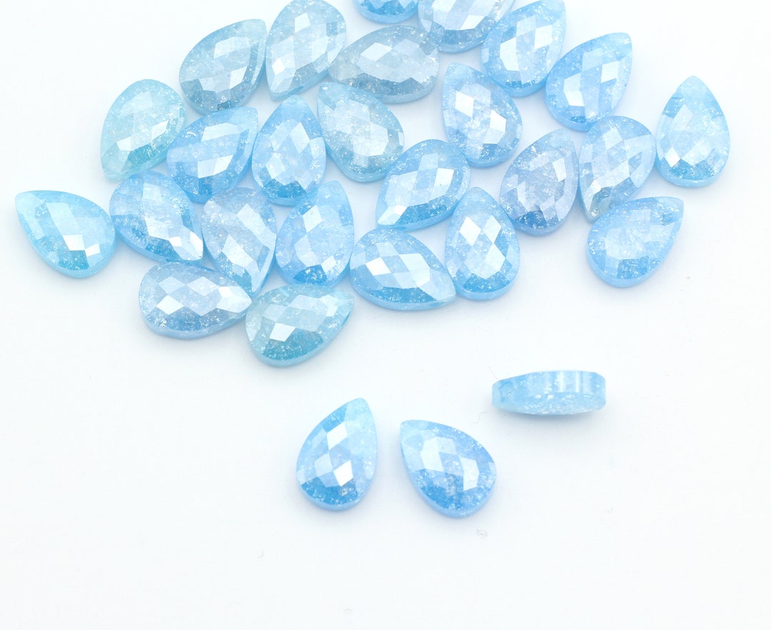 Zircon Necklace Pendant ,8x12mm Drop Pendant , Siam Teardrop , Necklace ...