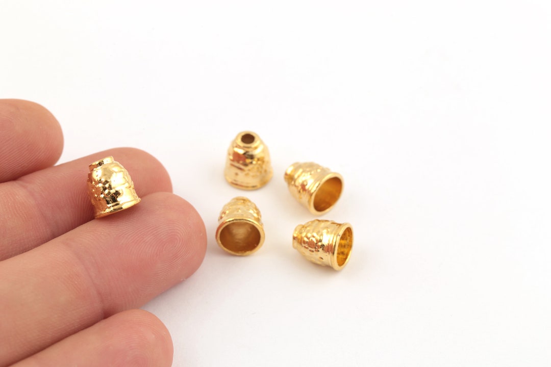 9x10mm 24k Shiny Gold Plated Tube Beads ,straight Tube, Gold Plated ...