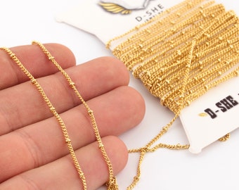 Ball Chain Gold Plated | Etsy