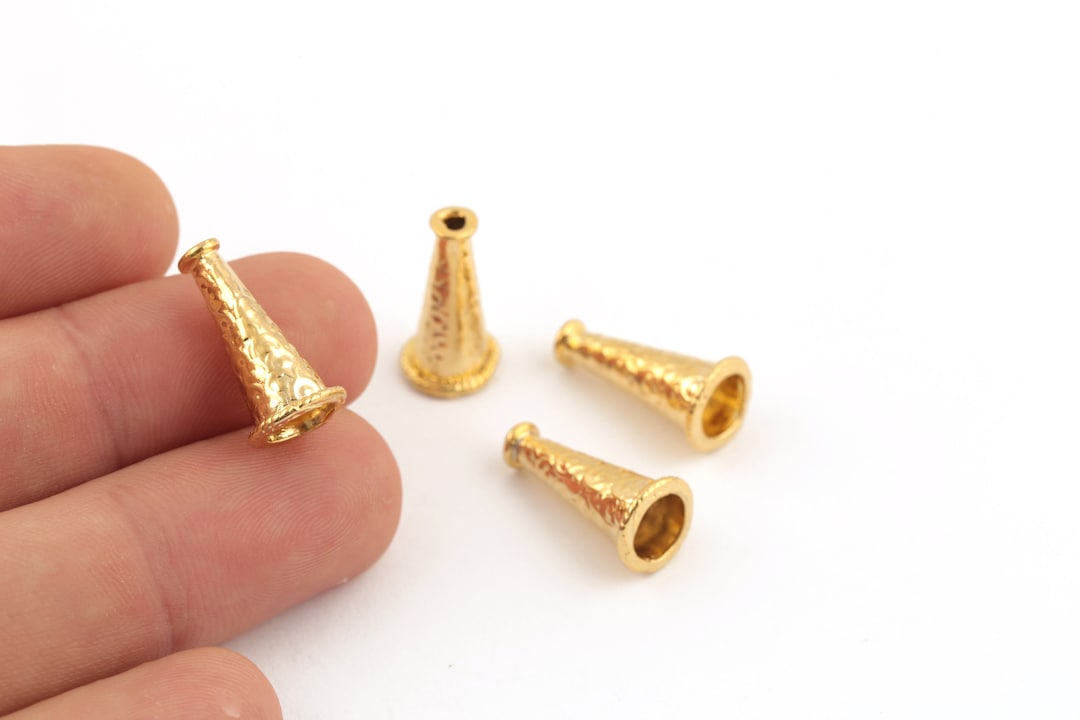 10x19mm 24k Shiny Gold Plated Tube Beads ,straight Tube, Gold Plated ...