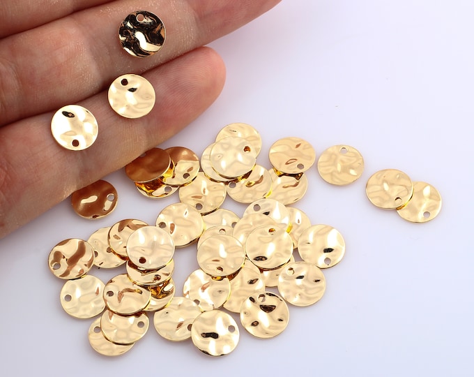 25 Pcs 6.5mm 24k Shiny Gold Bead Caps Bead Caps End Caps - Etsy