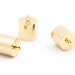 Hole Inner 12mm ,2 Pcs Gold Plated End Cap ,huge End Caps, Solid Brass End Cap,bead Caps, Cones ...