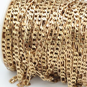 Raw Brass Curb Chains, Faceted Curb Chain, Strong Chains, Bar Chains ...