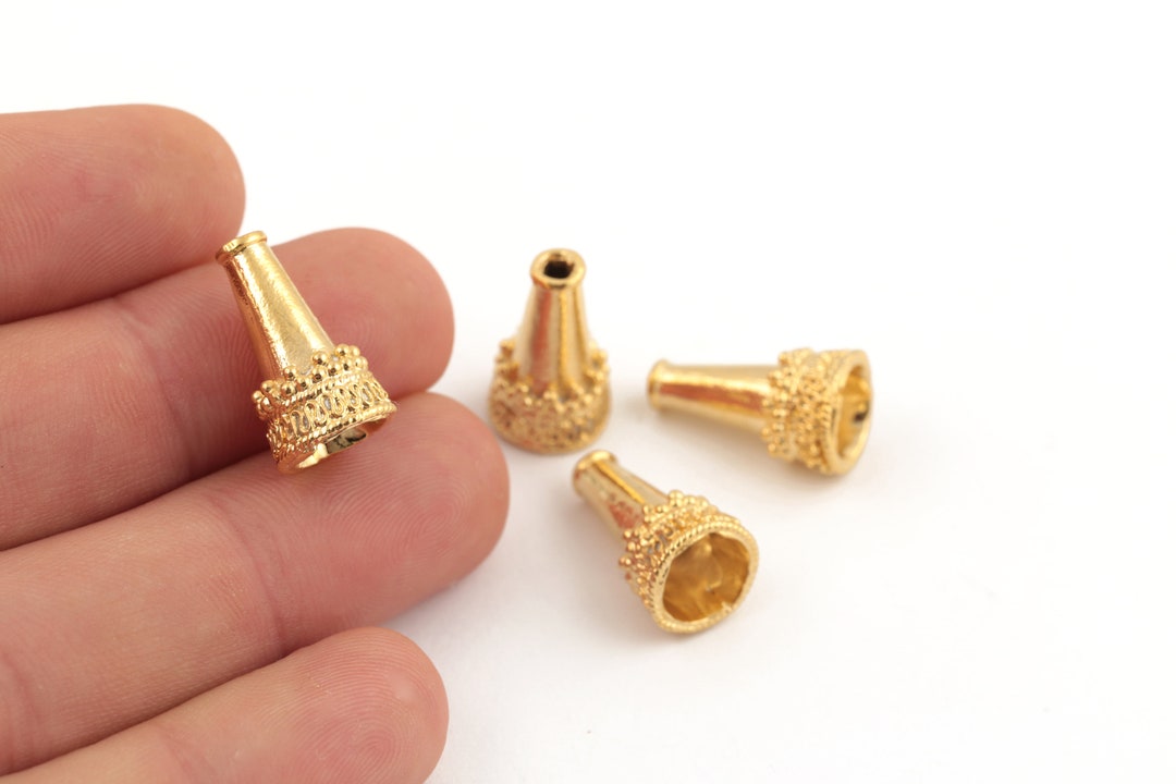 11x19mm 24k Shiny Gold Plated Tube Beads ,straight Tube, Gold Plated ...