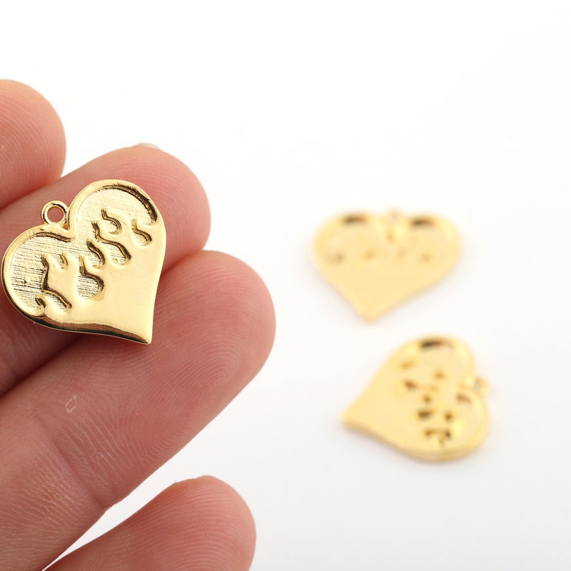 Flame Heart - Etsy
