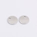 12 Pcs 10mm Silver Plated Hammered Disc, Circle Disc, Stamping ...