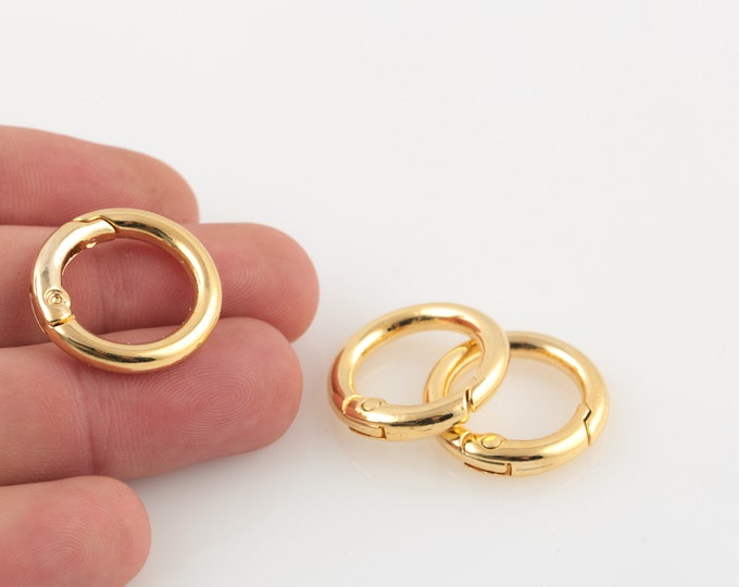 Gold Keychain Ring Clasps,50pcs Wholesale Key Ring Keychain,split Key ...