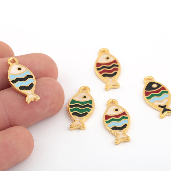 Enamel Fish - Etsy
