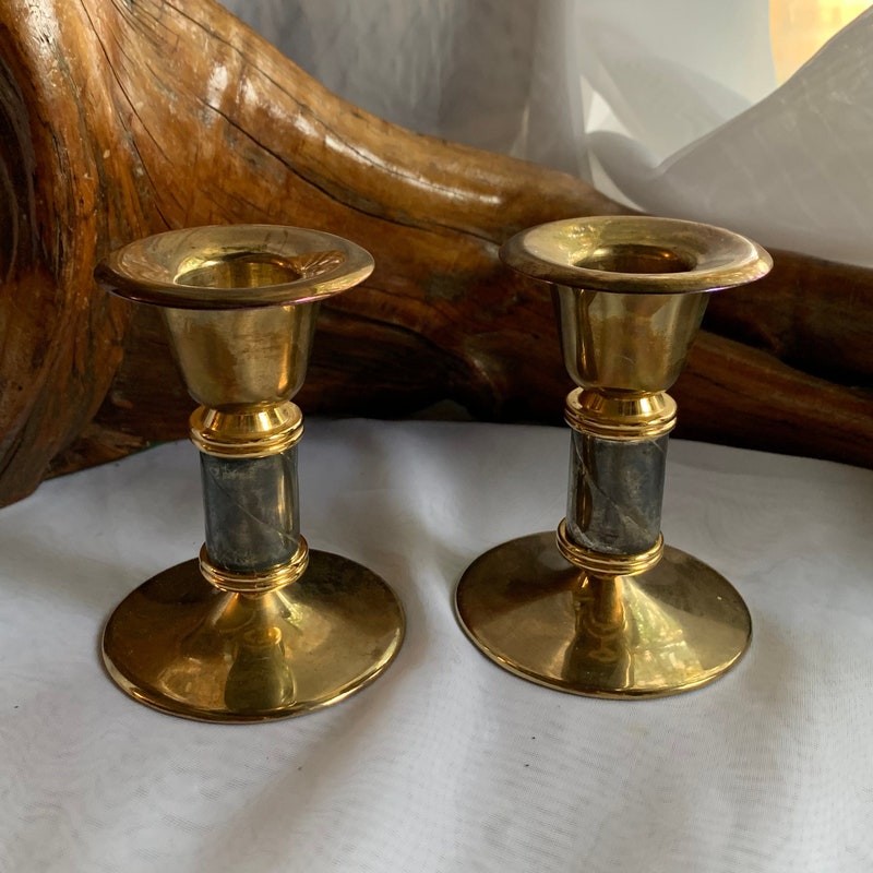 Brass Candlesticks - Etsy
